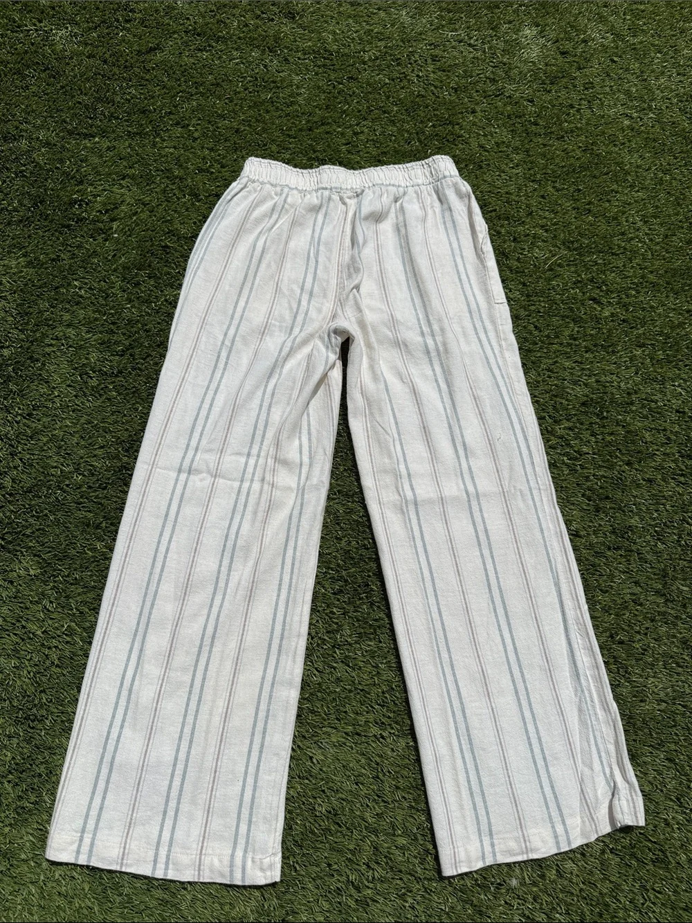 Martha Stewart | Pants & Jumpsuits | Linen Blend Wide Leg Pants | Poshmark